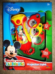 Disney Mickey Mouse Clubhouse Projector Flashlight + 3 Disc Lenses NIP