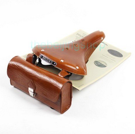 Vintage Fixie Fixed Gear Bike Leather Seat Saddle Bag