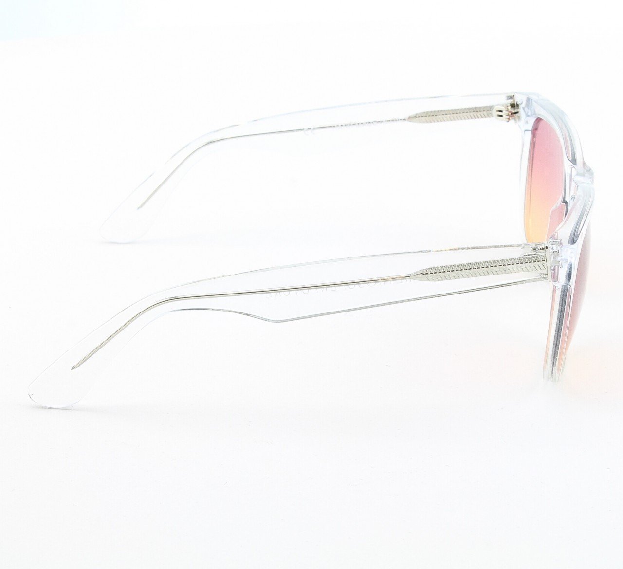 Super Classic 206 Wayfarer Sunglasses Clear with Pink Orange Gradient ...