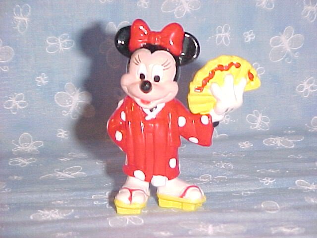 2" Applause Disney JAPANESE MINNIE MOUSE PVC Figure