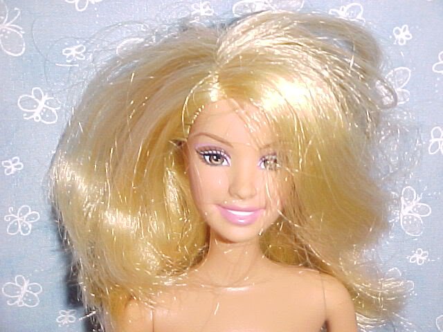 Nude Blonde Hair Barbie Doll Custom Ooak 205