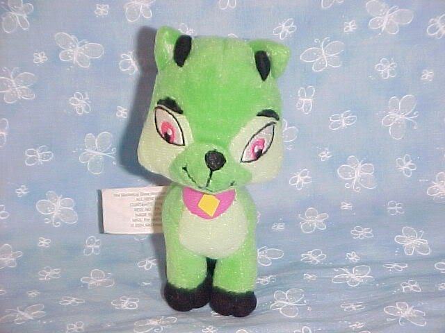 3" McDonald's Neopets GREEN IXI Mini Plush