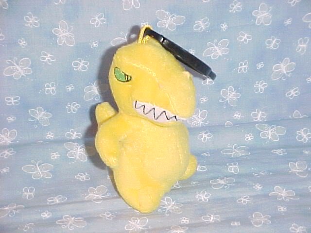 3" McDonald's Neopets YELLOW GRARRL Dino Mini Plush Toy