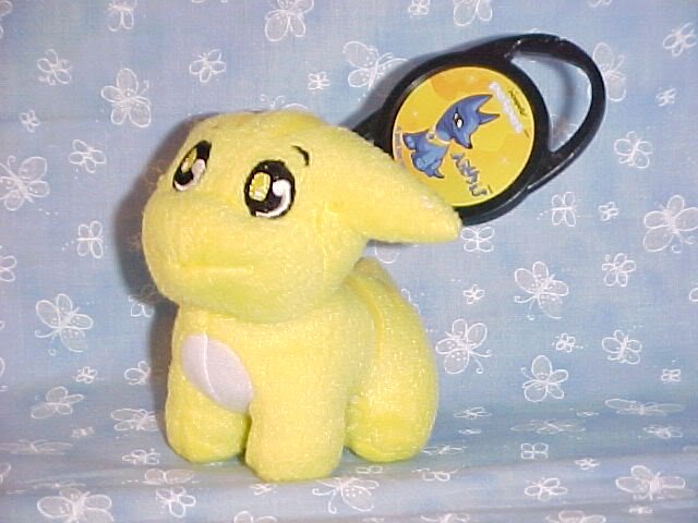McDonald's Neopets YELLOW POOGLE Dog Mini Plush