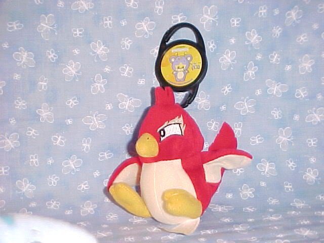 McDonald's Neopets RED PTERI Bird Mini Plush