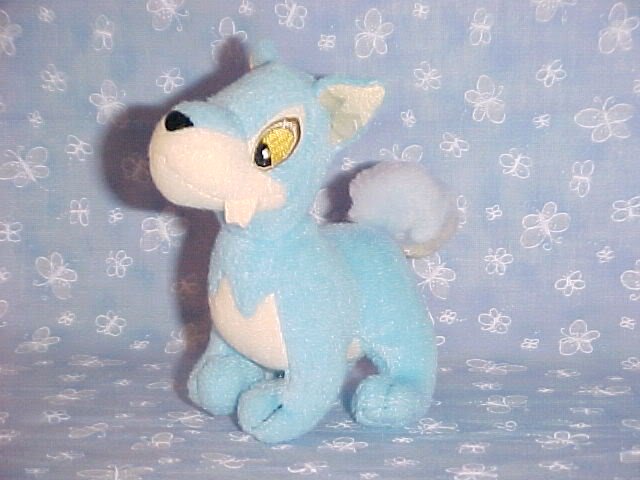 McDonald's Neopets BLUE LUPE Wolf Mini Plush