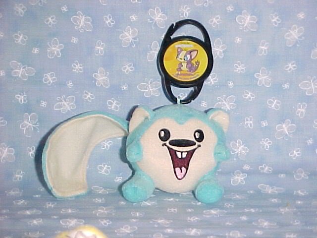 McDonald's Neopets BLUE MEERCA Squirrel Mini Plush