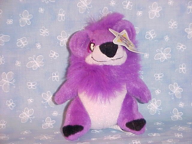 McDonald's Neopets PURPLE YURBLE Lion Mini Plush MWT