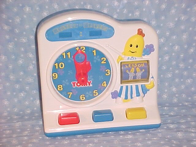 Bananas in Pajamas Teaching TELLING TIME PLAY CLOCK