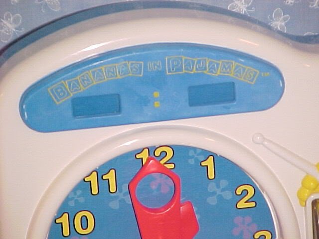 Bananas in Pajamas Teaching TELLING TIME PLAY CLOCK