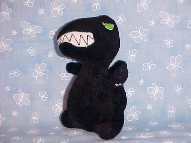 4" McDonald's Neopets Mini Plush SHADOW GRARRL Dinosaur