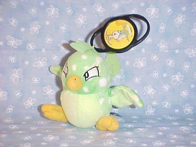 4" McDonald's Neopets Mini Plush Green SPECKLED PTERI