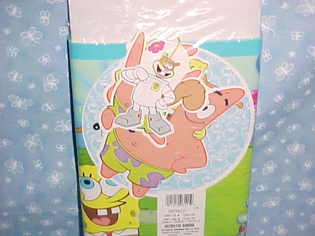 Spongebob Squarepants Self-Stick WALL BORDER & Cut Outs