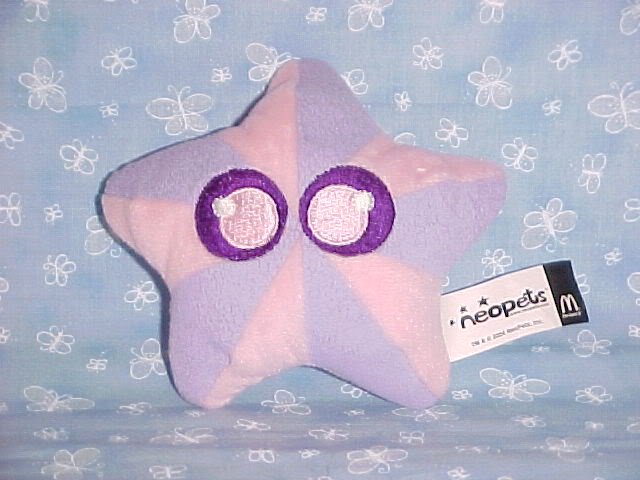 McDonald's Neopet Ultra SUPER NOVA Star Item Mini Plush