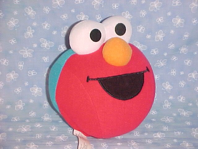 5½" F.P. Sesame Street ELMO COOKIE MONSTER GIGGLE BALL