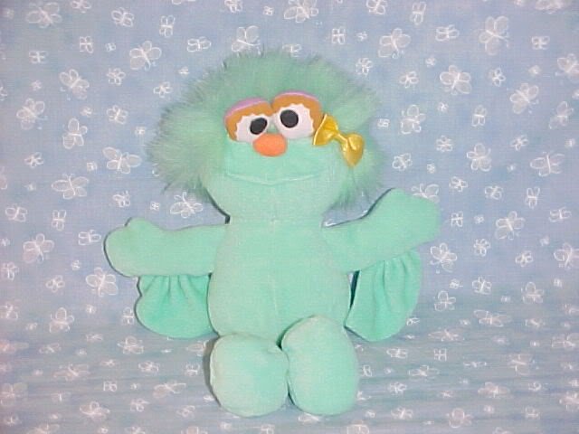 8" tall MUPPET Muppets Sesame Street Beans ROSITA PLUSH