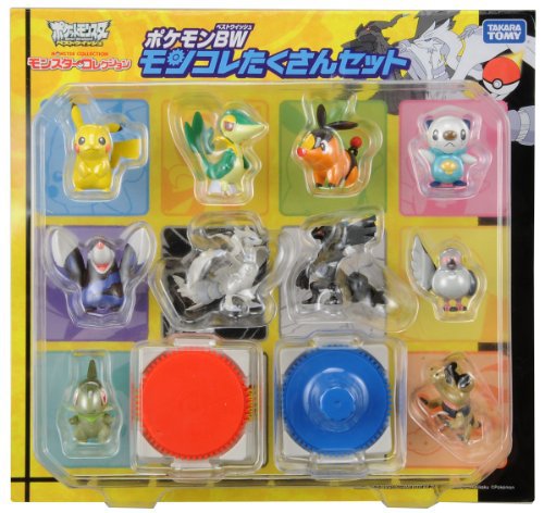 Pokemon Monster Collection Black White Starter Figure Bundle Set Takara ...