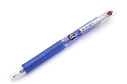 Pilot Hi-Tec-C Slim Knock Gel Ink Pen - 0.4 mm - Blue
