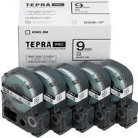 KING JIM P tape Eco-pack Black & White 9 SS9K-5P