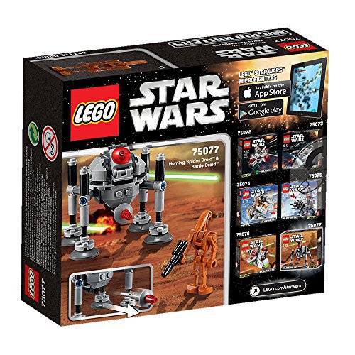 Lego star wars : microfighters homing spider droid series 2 (75077)