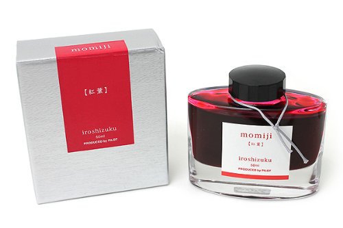 Pilot Iroshizuku Fountain Pen Ink (50 ml Bottle)Momiji Autumn Leaves ...