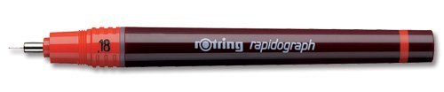 Rotring Rapidograph 0.18mm Technical Drawing Pen (S0203150)