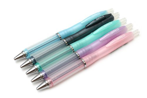Zebra Airfit LT Ballpoint Pen with Push Grip 0.7mm Black Color Pearl ...