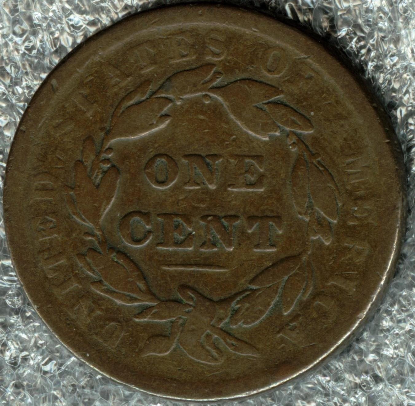 1838 "Matron Head" Large Cent