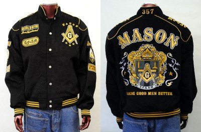 Masonic Nascar Jacket (AF&AM) XL-6X Cotton Long Sleeve