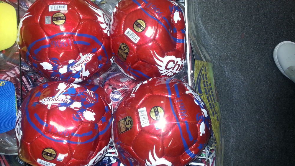 CHIVAS SOCCER BALL OFFICIAL LICENSED SOCCER BALL RED SOCCER BALL