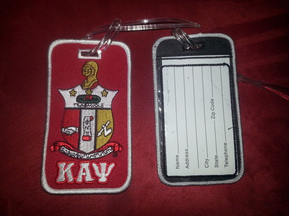 KAPPA ALPHA PSI LUGGAGE NAME TAG Name ID Suitcase Computer clothes name tag