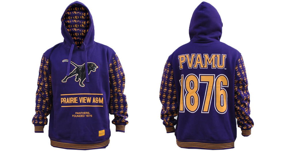 Prairie View A&M University Pullover Hoodie Jacket Fleece Hoody M-4XL