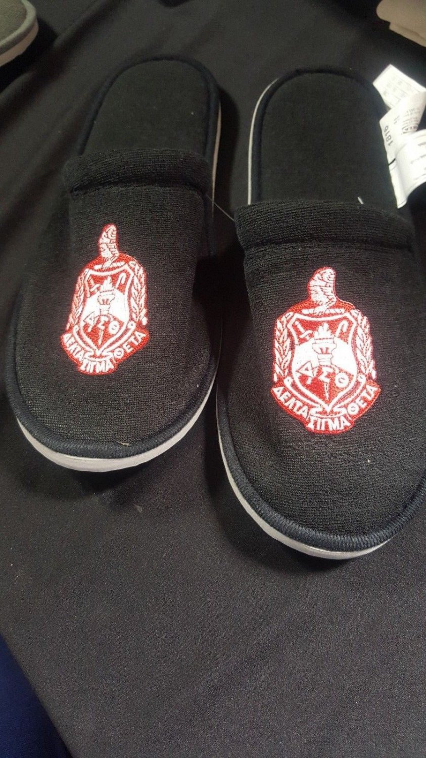 Delta Sigma Theta Sorority House Indoor Slippers Home Shoes Anti-Slip Pair