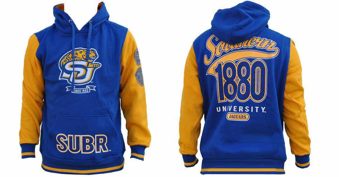 Southern University Hoodie Jacket Southern Jaguars Pullover Hoody Jacket