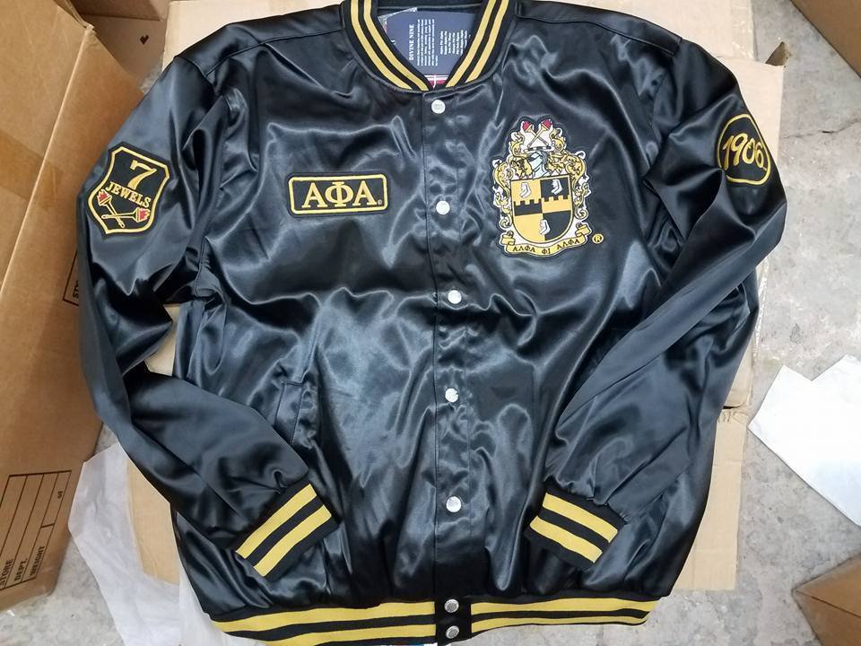 Alpha Phi Alpha Fraternity Jacket Alpha Phi Alpha Satin bomber Jacket ...
