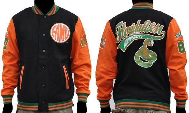 Florida State A&M University Fleece Jacket Baseball Jacket HBCU SWAC ...