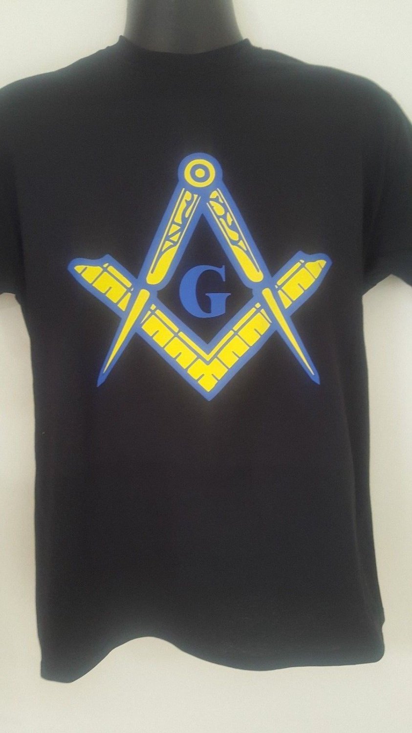 Masonic Freemason short sleeve T-shirt 2B1ASK1 Black Freemason T-shirt