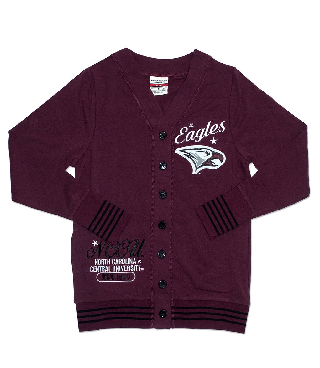 North Carolina Central University cardigan sweater Ladies Lightweight ...