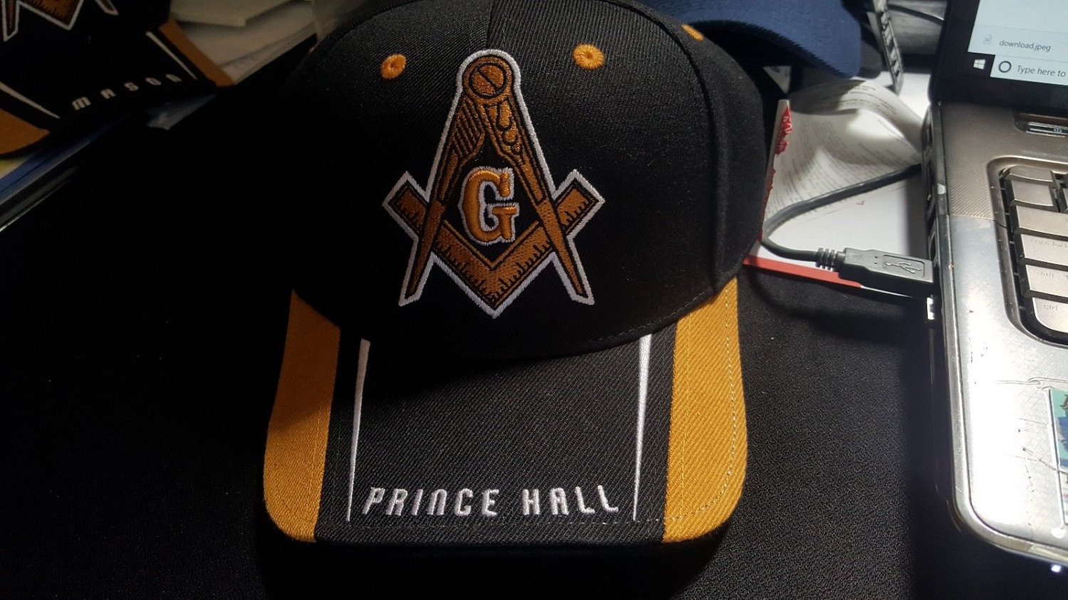 PRINCE HALL Baseball cap Freemason Masonic Mason 3 Degrees of Light Hat Cap
