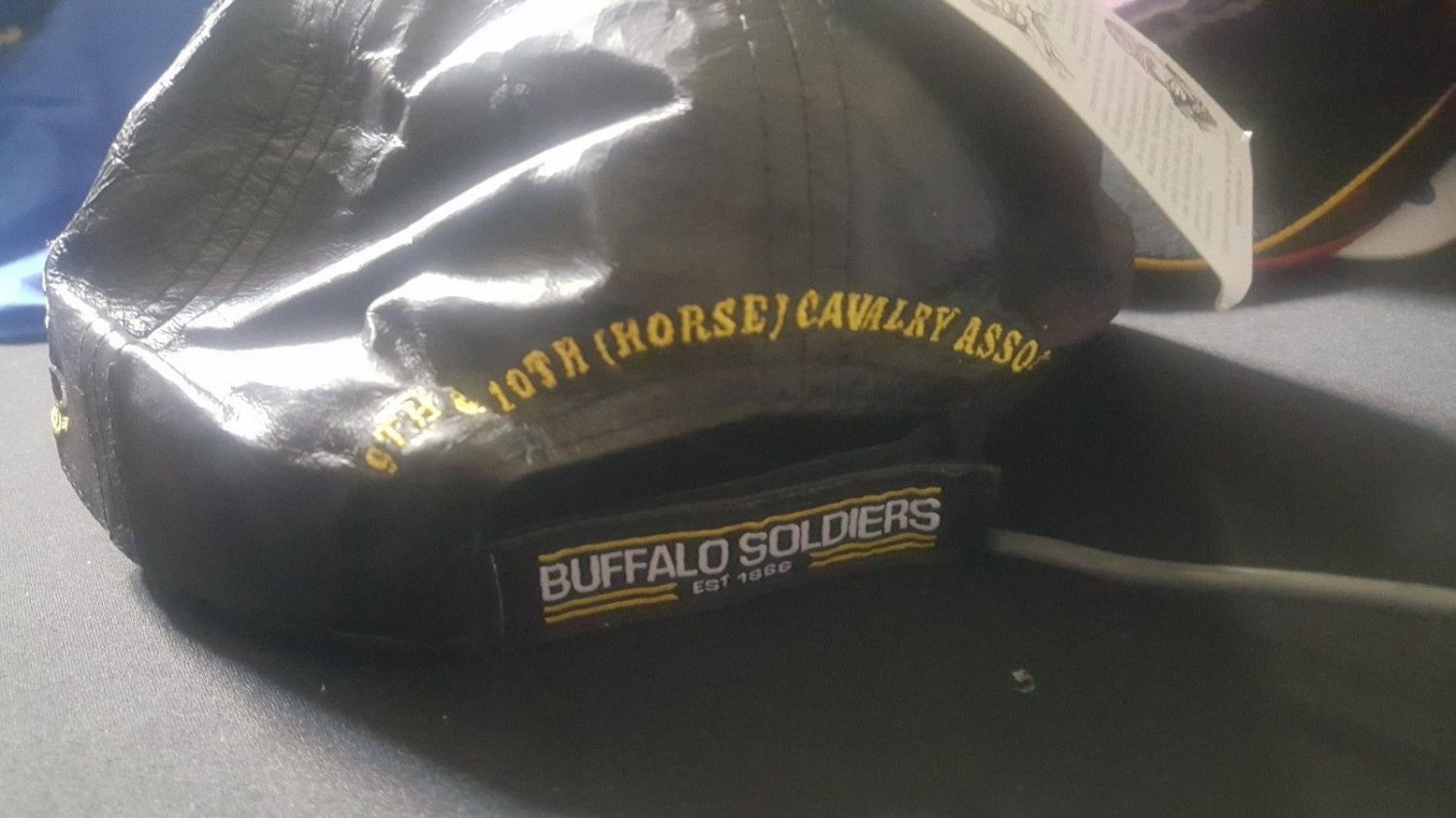 Buffalo Soldiers Military Baseball Cap 1866 Buffalo Soldier US ARMY ...