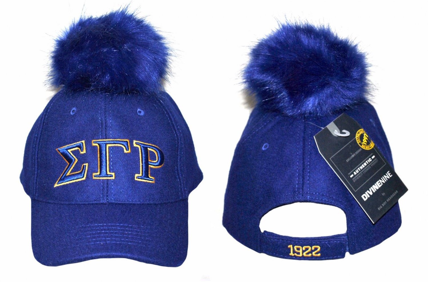 SIGMA GAMMA RHO SORORITY BLACK BASEBALL HAT CAP SIGMA GAMMA RHO FLUFFY ...