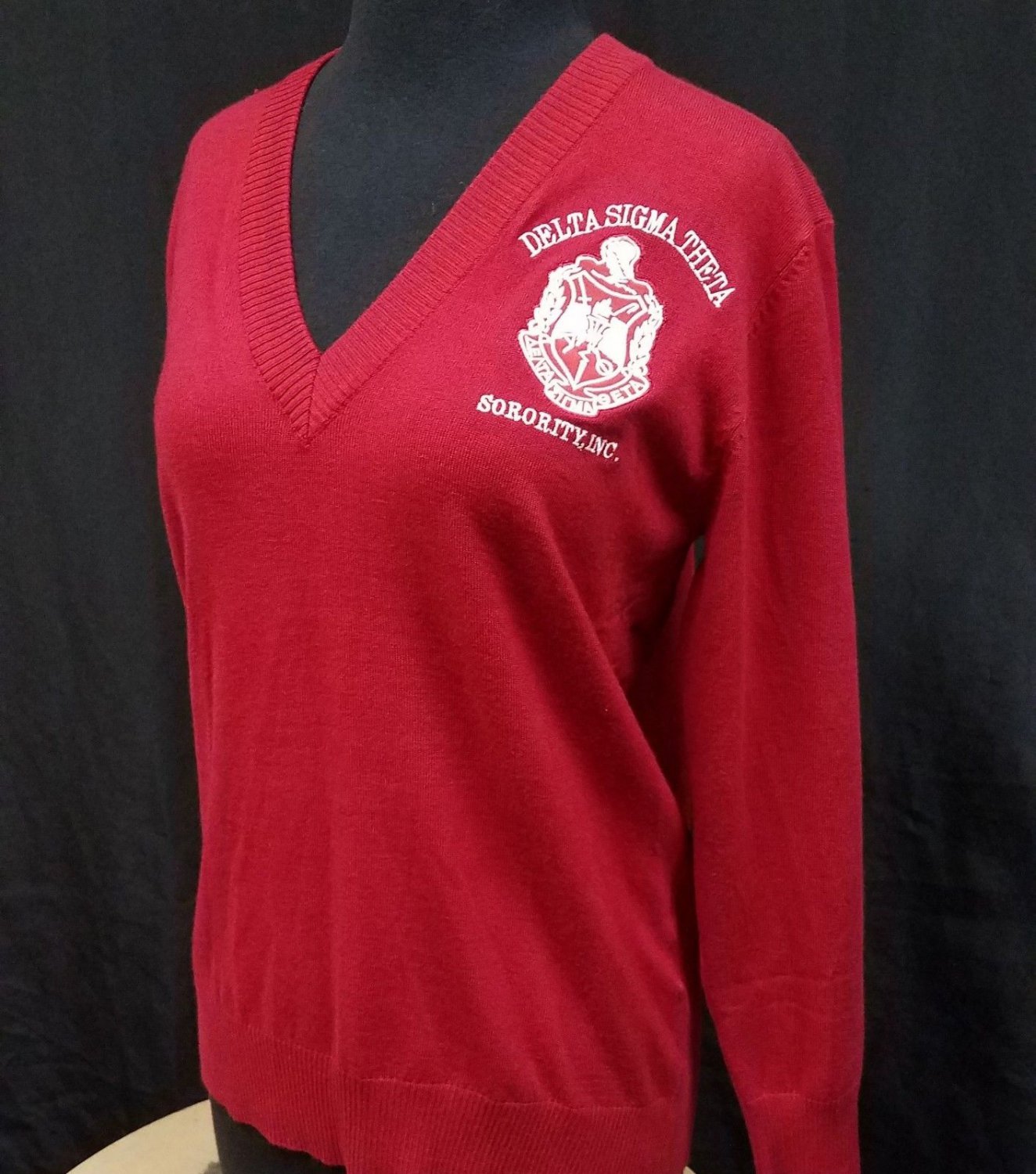 DELTA SIGMA THETA SORORITY SWEATER DELTA DIVA PULLOVER V-NECK SWEATER ...