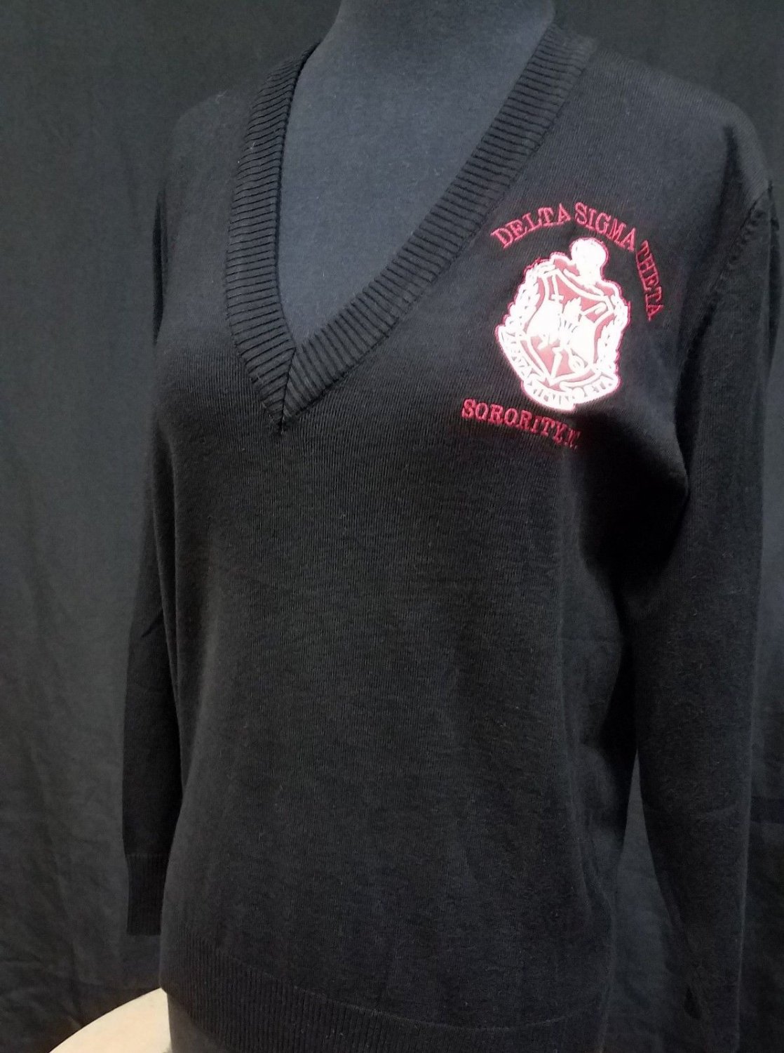 DELTA SIGMA THETA SORORITY SWEATER DELTA DIVA PULLOVER V-NECK SWEATER ...