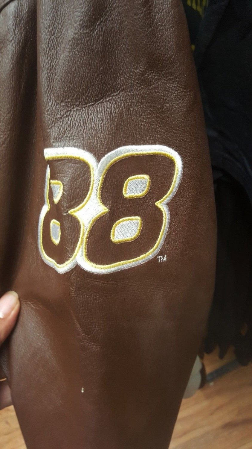 UPS Nascar Robert Yates Chase Jeff Hamilton Leather Race Jacket Winston ...