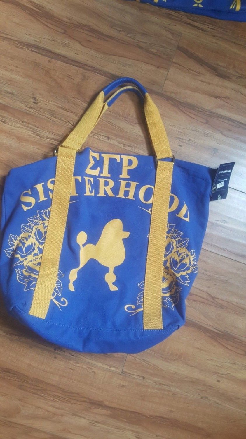SIGMA GAMMA RHO SORORITY CANVAS BAG PURSE TOTE GYM BAG SHOULDER BAG TOTE
