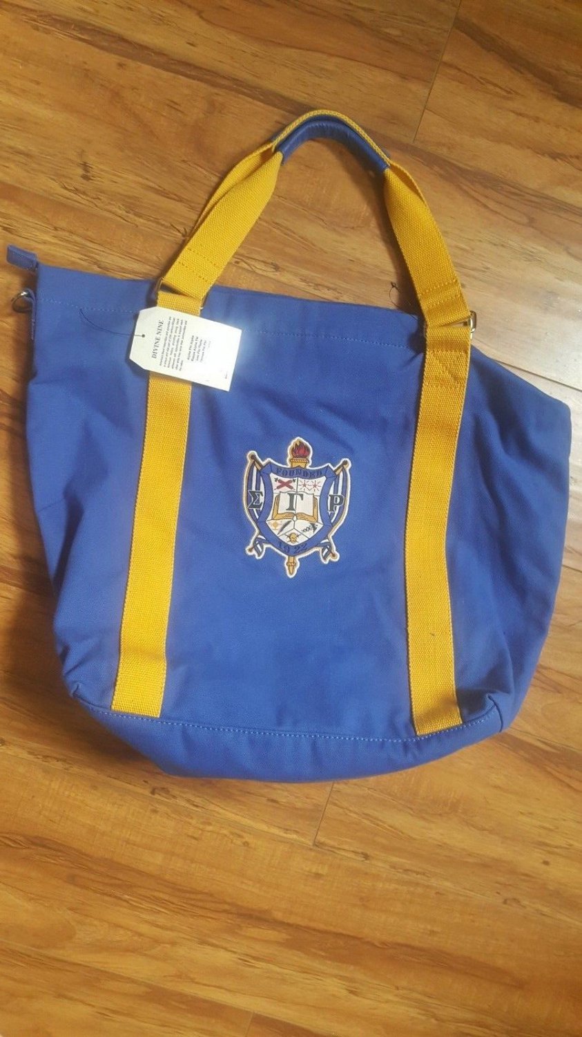 SIGMA GAMMA RHO SORORITY CANVAS BAG PURSE TOTE GYM BAG SHOULDER BAG TOTE