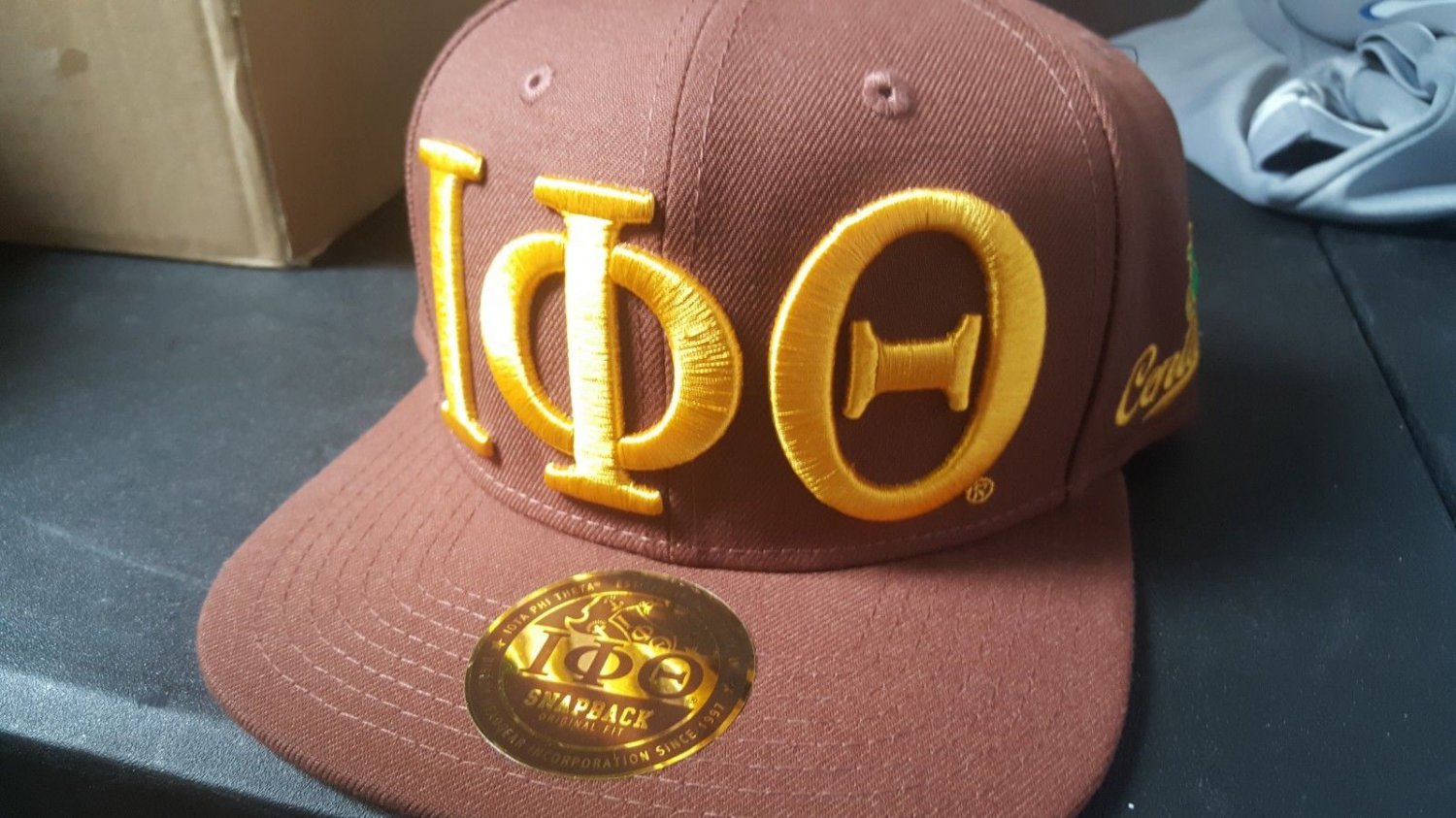 IOTA PHI THETA FRATERNITY BASEBALL HAT CAP BIG IOTA SNAPBACK BASEBALL ...