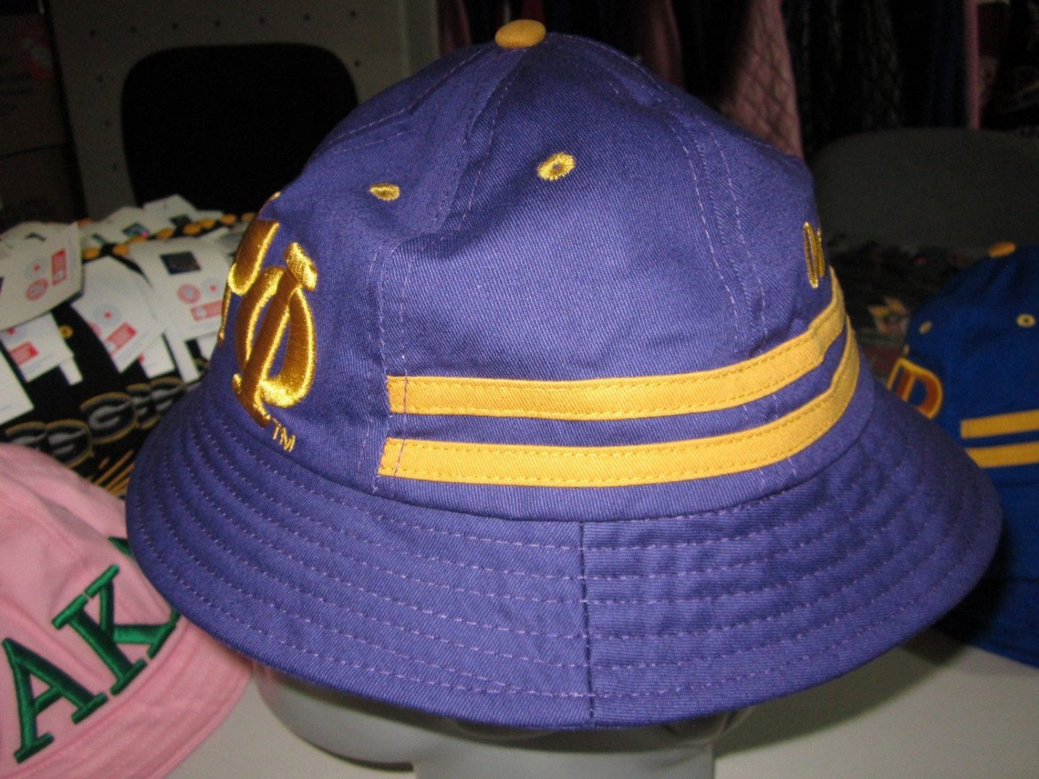 OMEGA PSI PHI FRATERNITY BUCKET HAT BOONIE SAFARI HAT WOODS BUCKET CAP #2