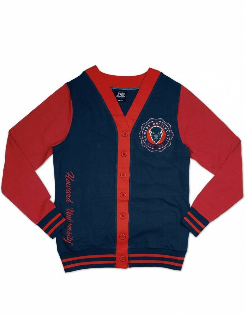 Howard University cardigan sweater Ladies Lightweight cardigan HBCU