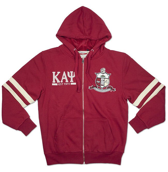 KAPPA ALPHA PSI FRATERNITY ZIP UP HOODIE JACKET HOODY PHI NU PI NUPE JACKET